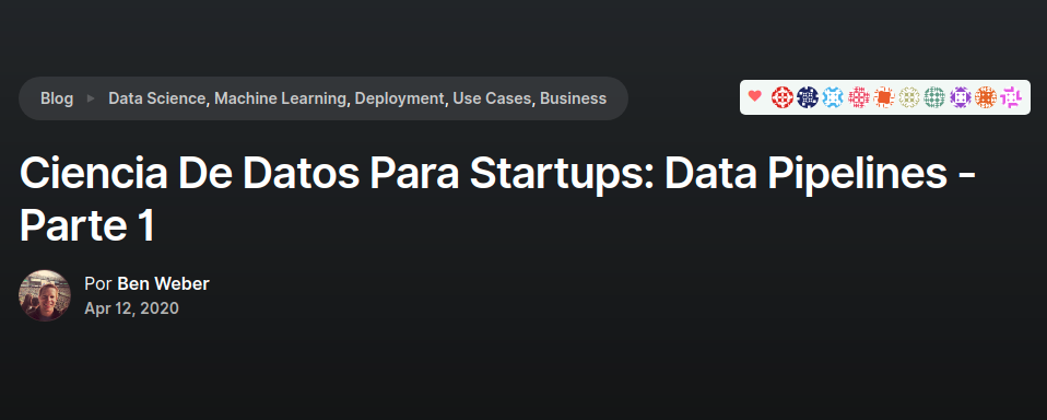 Data Science For Startups: Data Pipelines - Part I